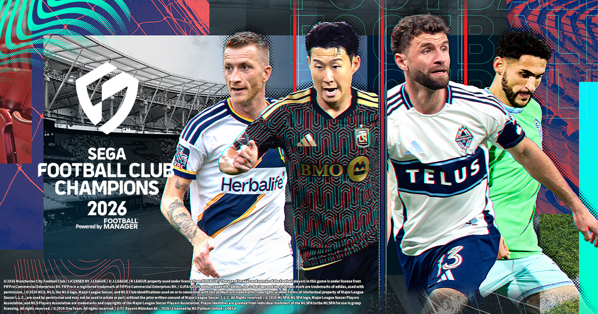 사카츠쿠가 돌아왔다!｜SEGA FOOTBALL CLUB CHAMPIONS 2026 티저 사이트｜축구 클럽 시뮬레이션